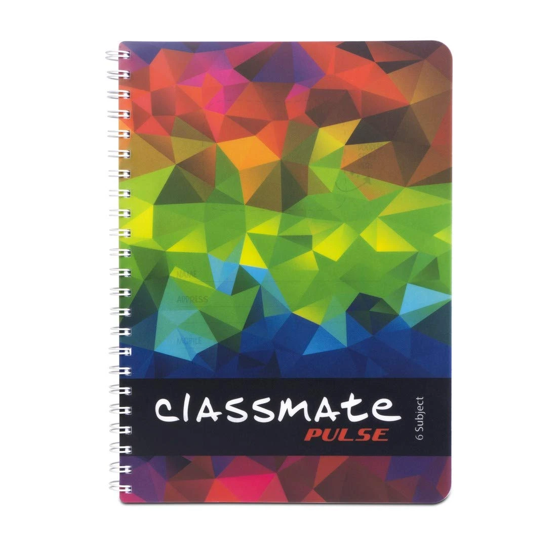 Classmate Pulse 6 Subject Spiral Notebook - Pack of 1 | Single Line ...