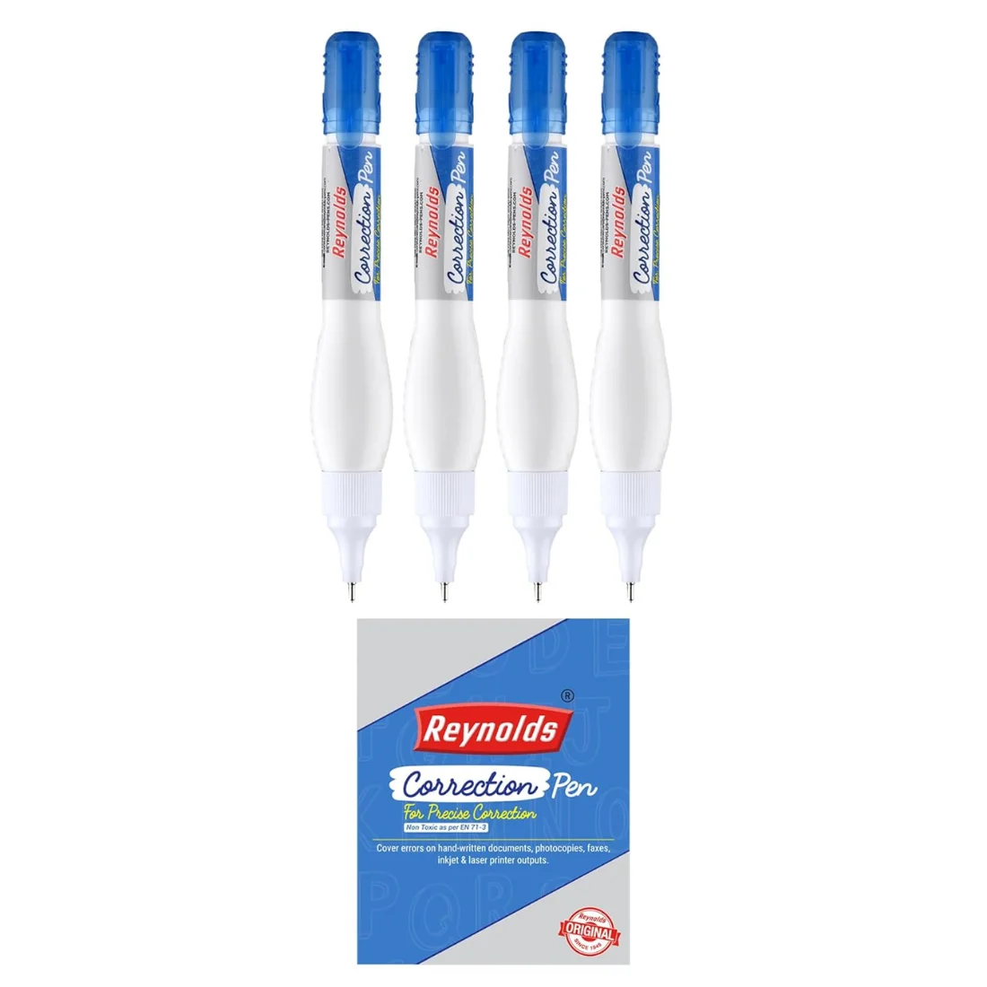 Reynolds Correction Pen Whitener 4 PIECES - OfficeMart-